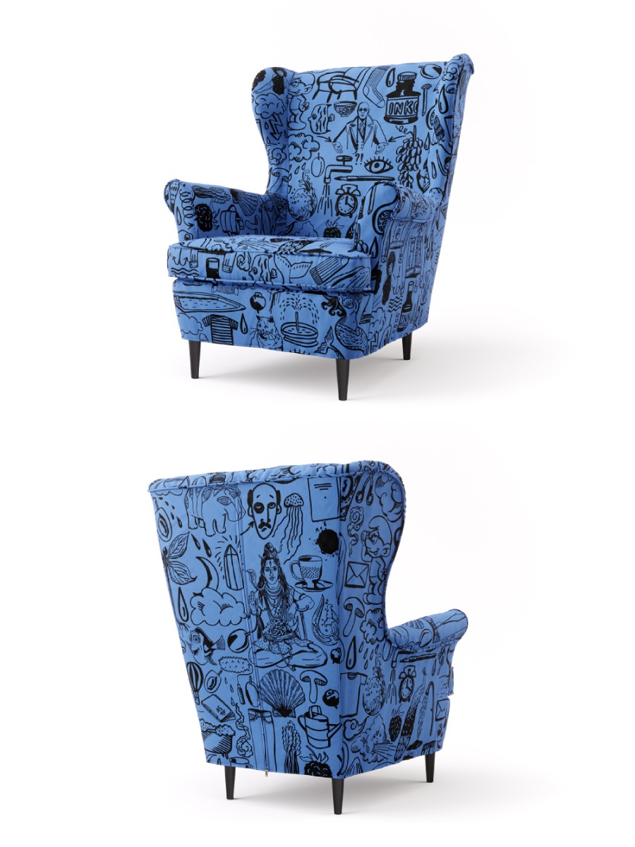 STRANDMON BLUE - Artefly.com