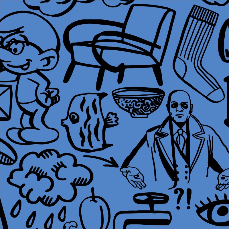 STRANDMON BLUE - Artefly.com